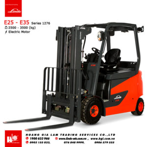 Xe nâng điện Linde E25 - E35 (Series 1276)